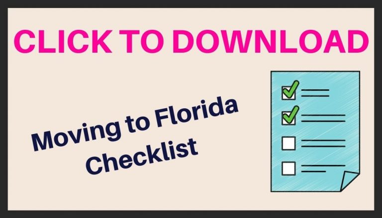 Moving To Florida Checklist - That Florida Life